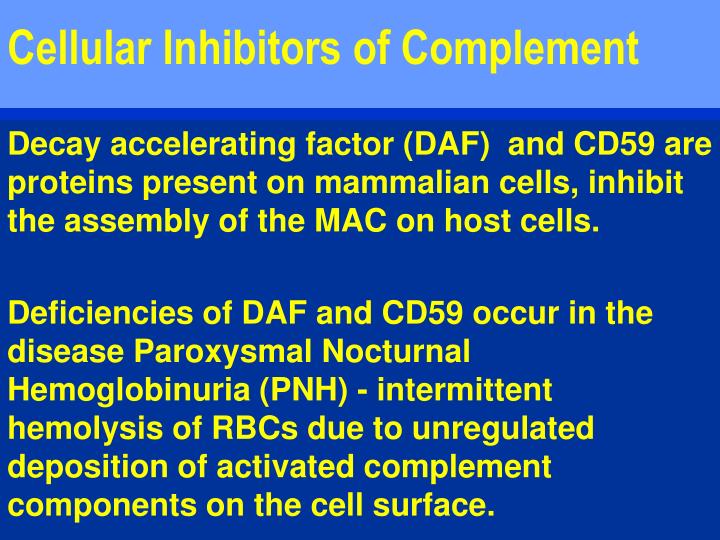 PPT - The Complement System and the Integration of Innate and Acquired ...