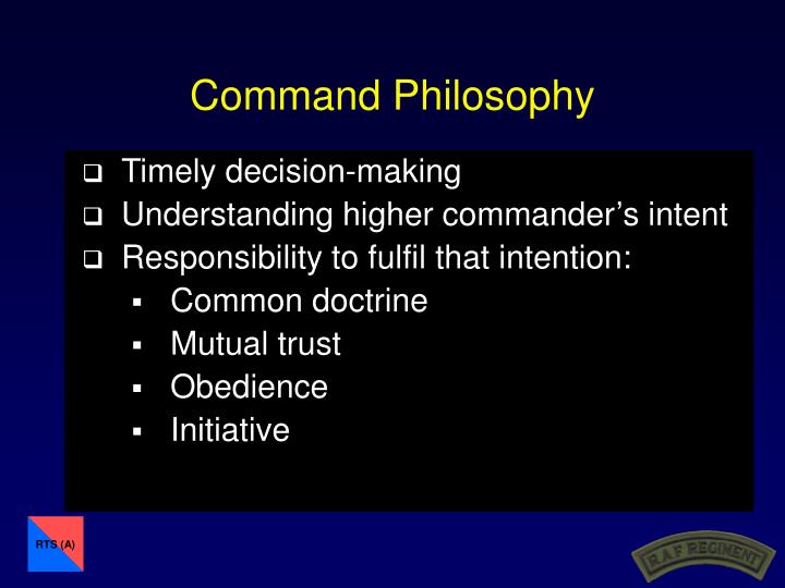 PPT - MISSION COMMAND PowerPoint Presentation - ID:593106