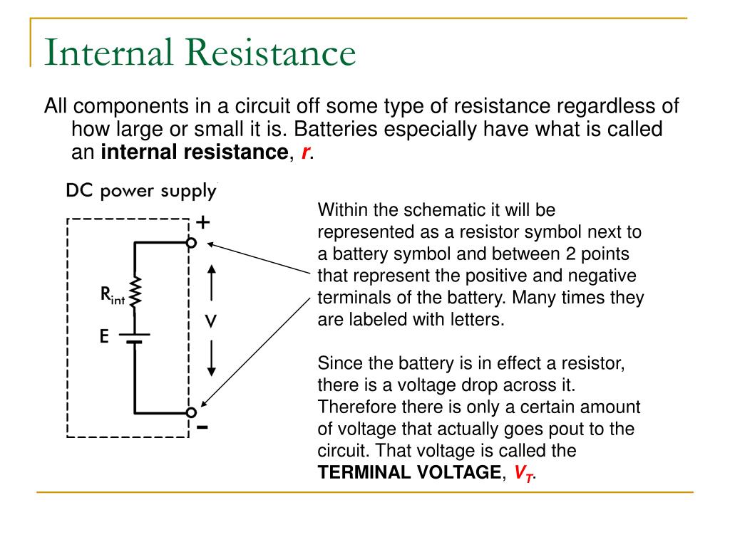 PPT Internal Resistance And Resistivity In DC Circuits PowerPoint PPT Internal Resistance And Resistivity In DC Circuits PowerPoint