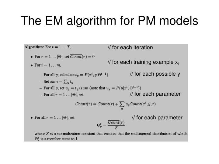 PPT - EM algorithm PowerPoint Presentation - ID:593774