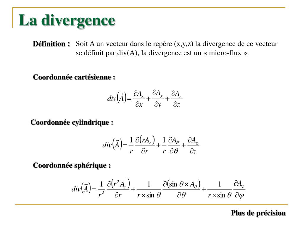 PPT - Les opérateurs mathématiques en mécanique des fluides PowerPoint ...