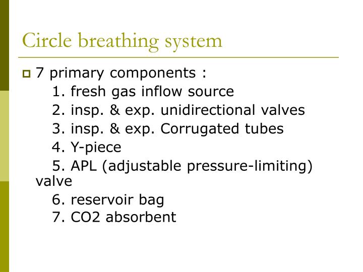 PPT - Anesthesia machine and breathing systems PowerPoint Presentation ...