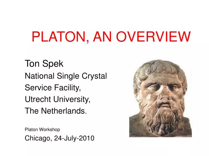 PPT - PLATON, AN OVERVIEW PowerPoint Presentation, free download - ID ...