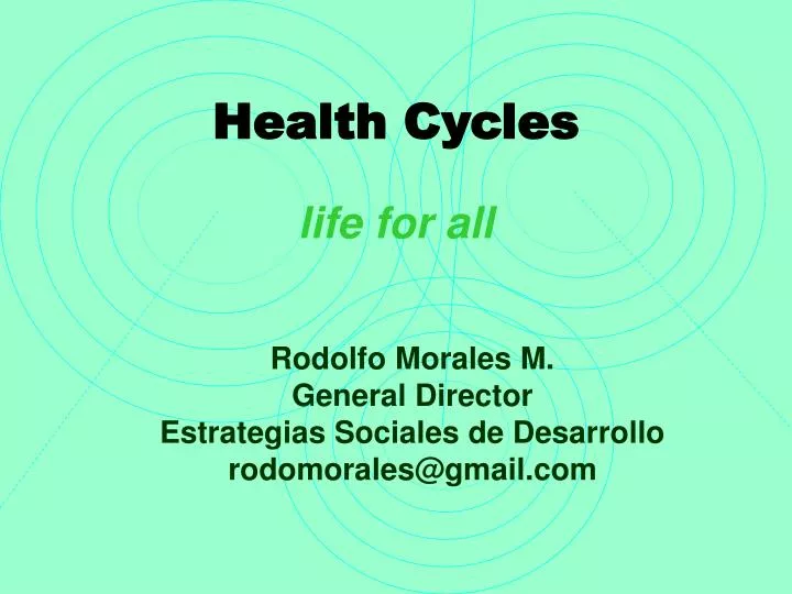 PPT - Health Cycles PowerPoint Presentation, free download - ID:595948