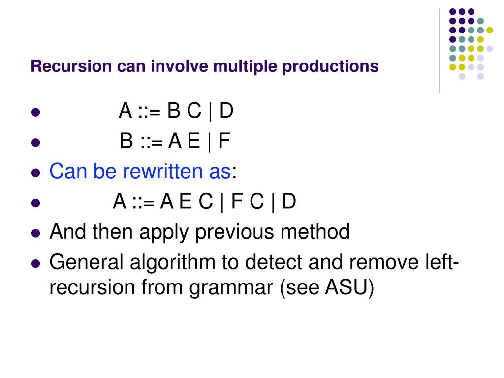 Ppt Recursive Descent Parsing Powerpoint Presentation Free Download