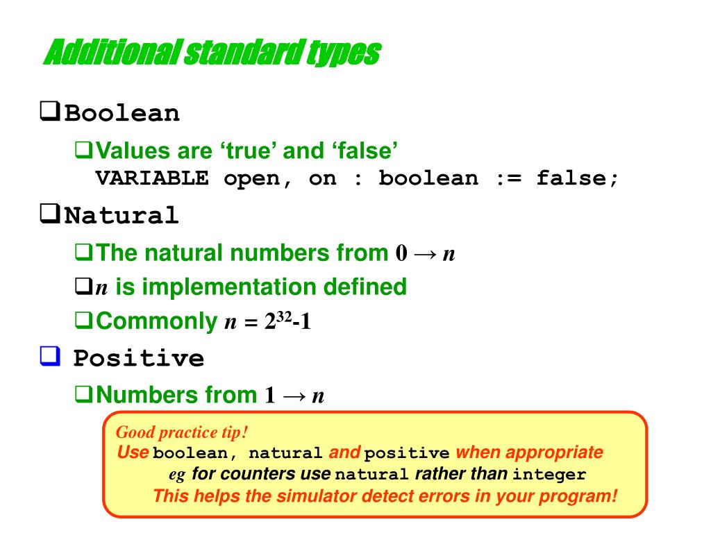 Ppt Reconfigurable Computing Vhdl Types And Statements Powerpoint Presentation Id596557