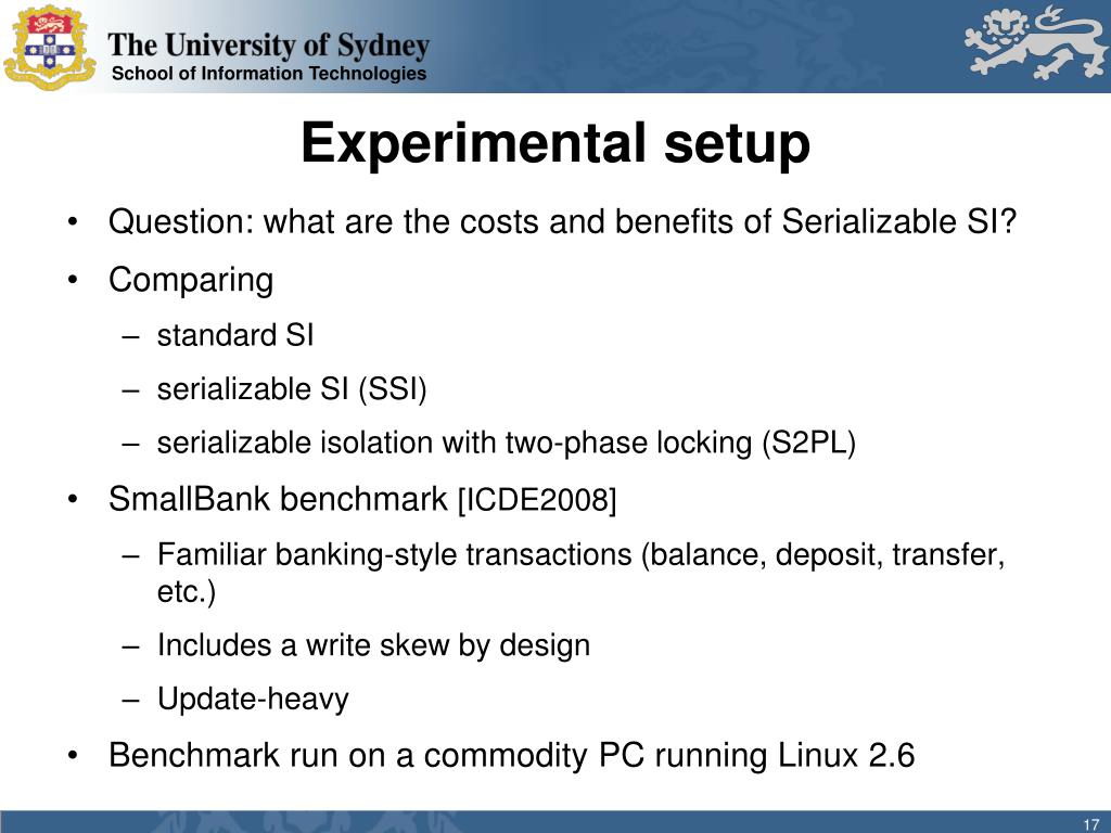 PPT - Serializable Isolation for Snapshot Databases PowerPoint ... PPT - Serializable Isolation for Snapshot Databases PowerPoint ...