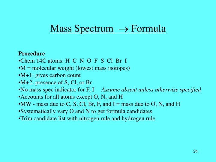 PPT - Mass Spectrometry Part 1 PowerPoint Presentation - ID:59722