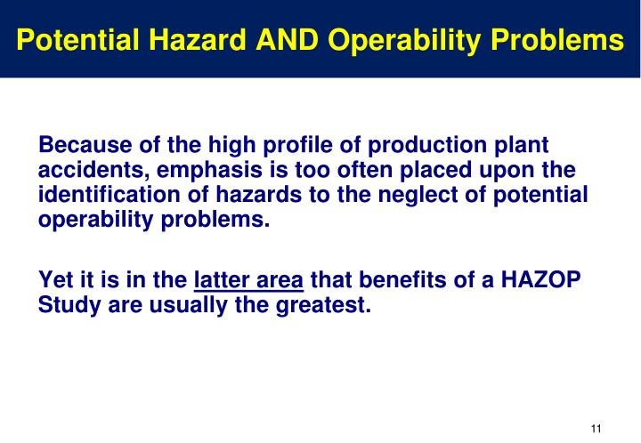 PPT - Hazard and Operability Study ( HAZOP) PowerPoint Presentation ...