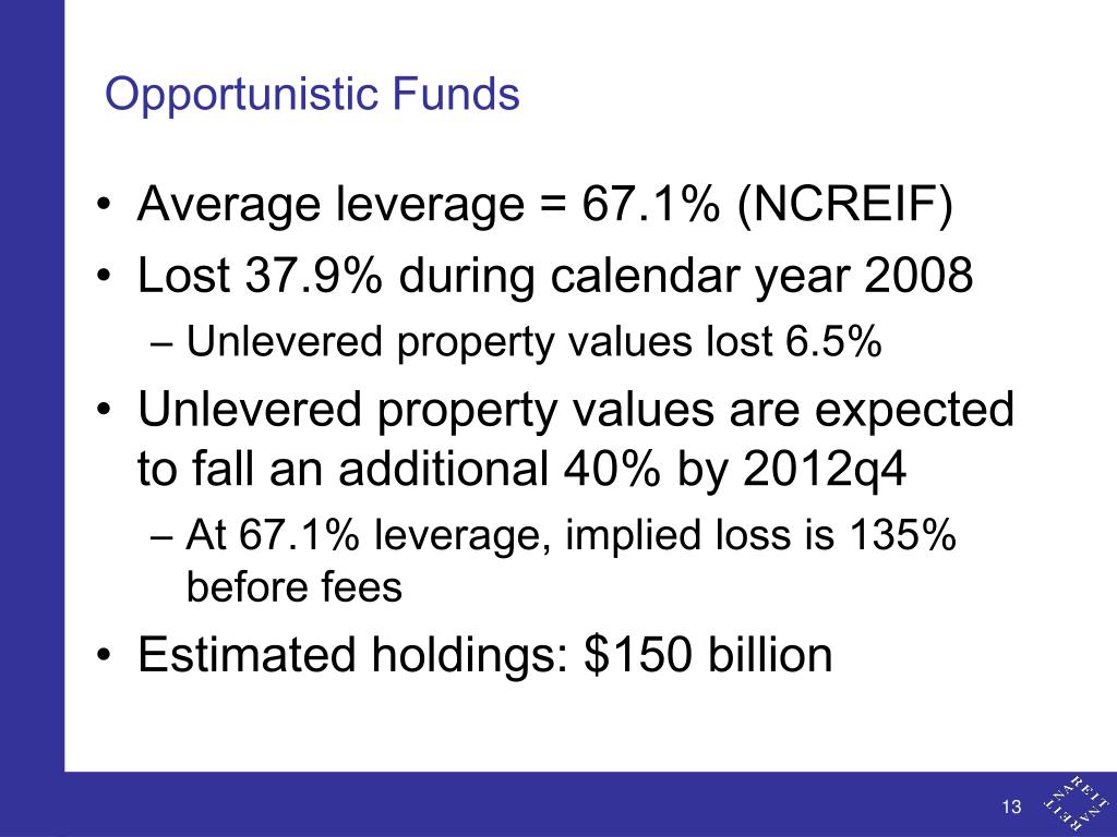 PPT - The Recapitalization of the Publicly Traded REIT Industry ...