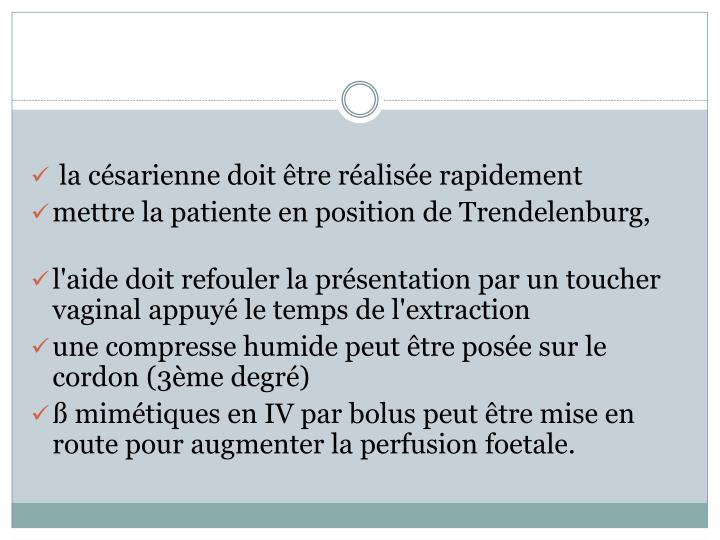 PPT - Procidence du cordon PowerPoint Presentation - ID:598264