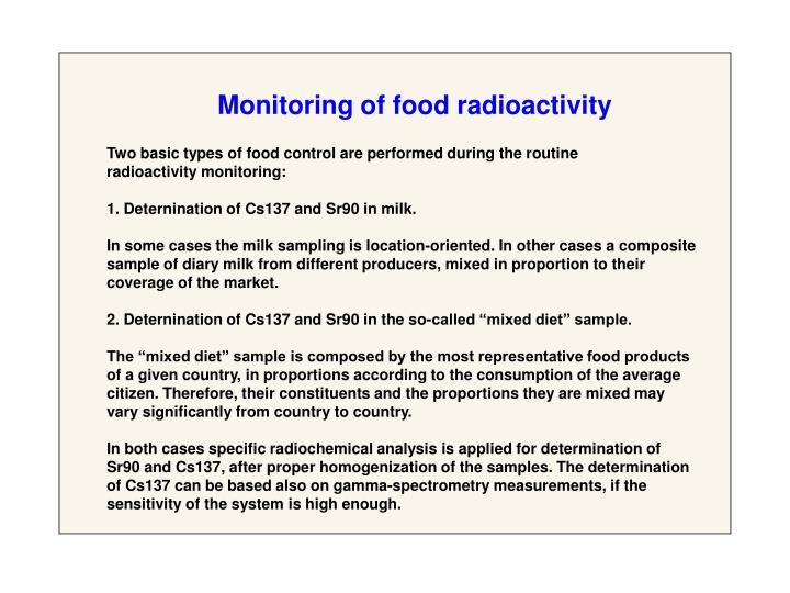 PPT - Radioactive pollution of food chain - Α Air - soil pathways of ...