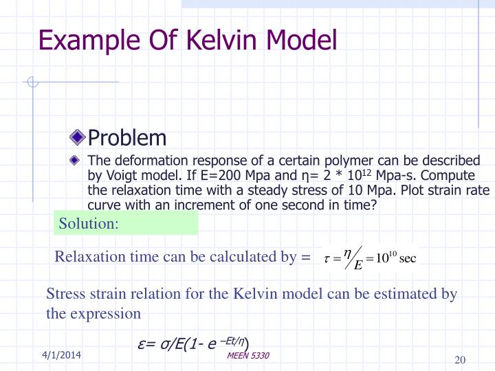 PPT - Viscoelasticity PowerPoint Presentation - ID:599246