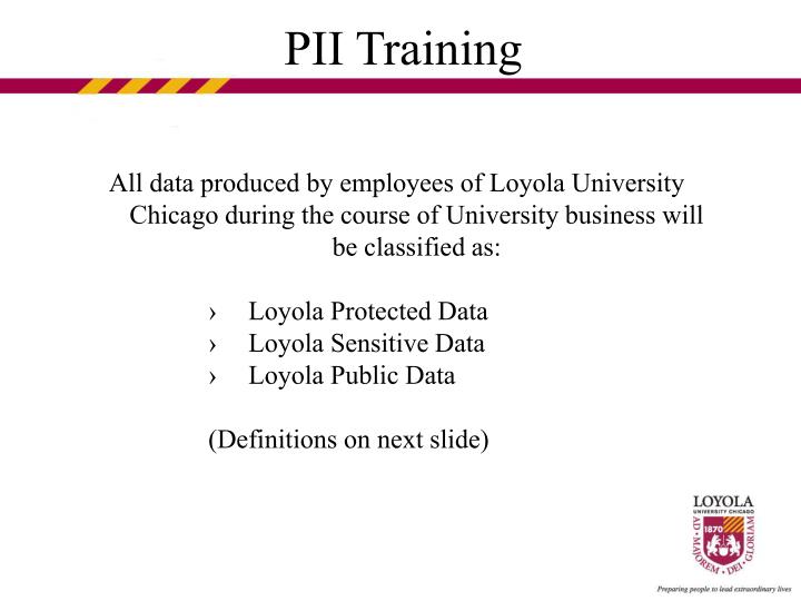 PPT - Welcome Personally Identifiable Information (PII) Protection ...