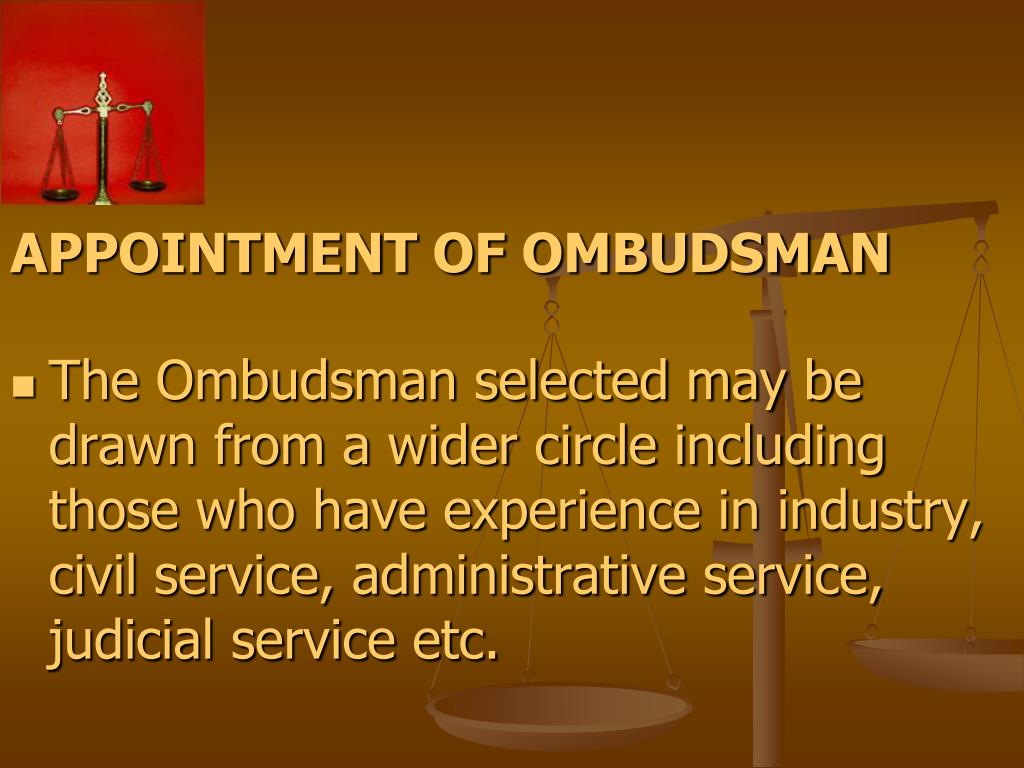 PPT - K. SRIDHAR INSURANCE OMBUDSMAN CHENNAI PowerPoint Presentation ...