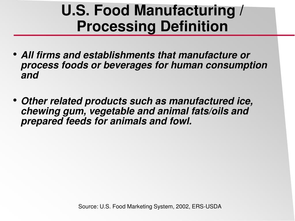 PPT - U.S. Food Manufacturing PowerPoint Presentation, free download ...