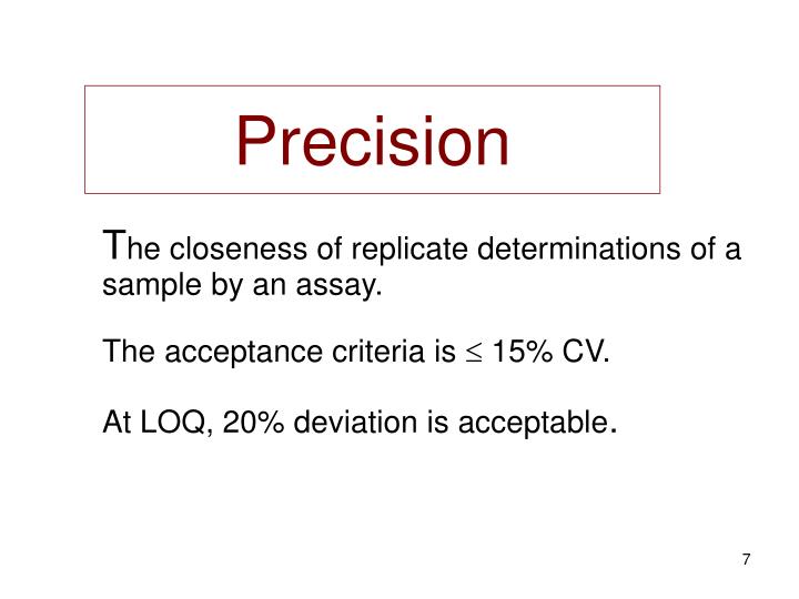 PPT - Exercise 7: Accuracy and precision PowerPoint Presentation - ID ...