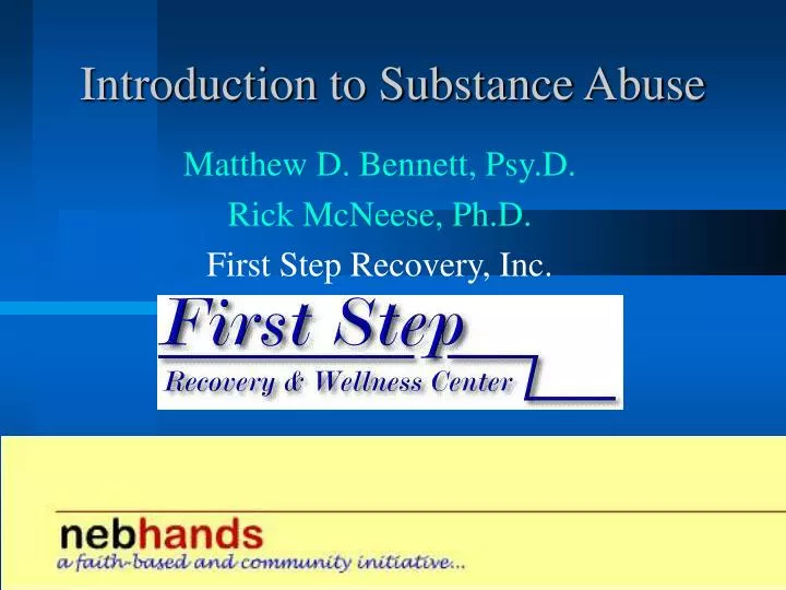 PPT - Introduction to Substance Abuse PowerPoint Presentation, free ...
