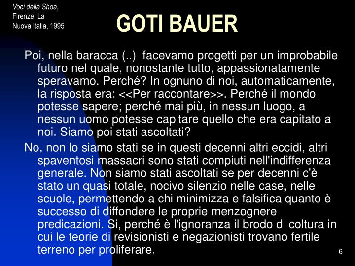 PPT - La memoria della Shoah PowerPoint Presentation - ID:603853