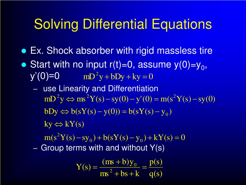 PPT - Solving Differential Equations PowerPoint Presentation, free ... PPT - Solving Differential Equations PowerPoint Presentation, free ...