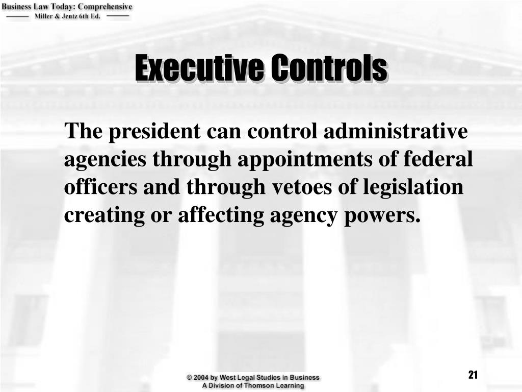 PPT - Chapter 36 Administrative Law PowerPoint Presentation, free ...