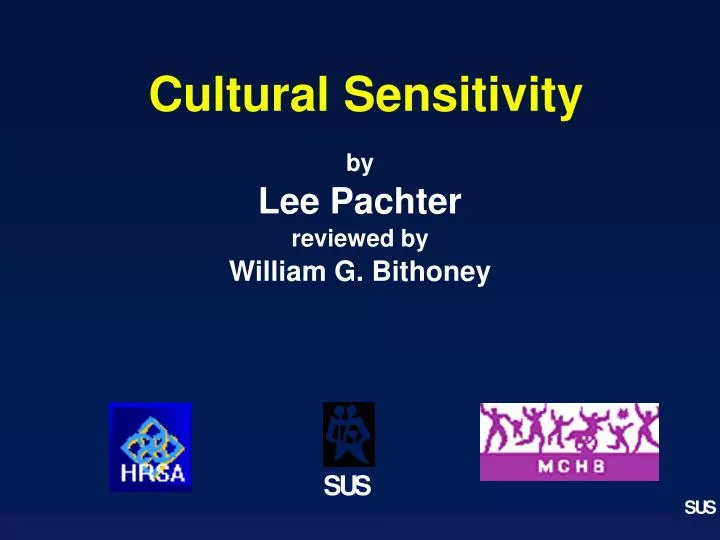 PPT - Cultural Sensitivity PowerPoint Presentation, free download - ID ...