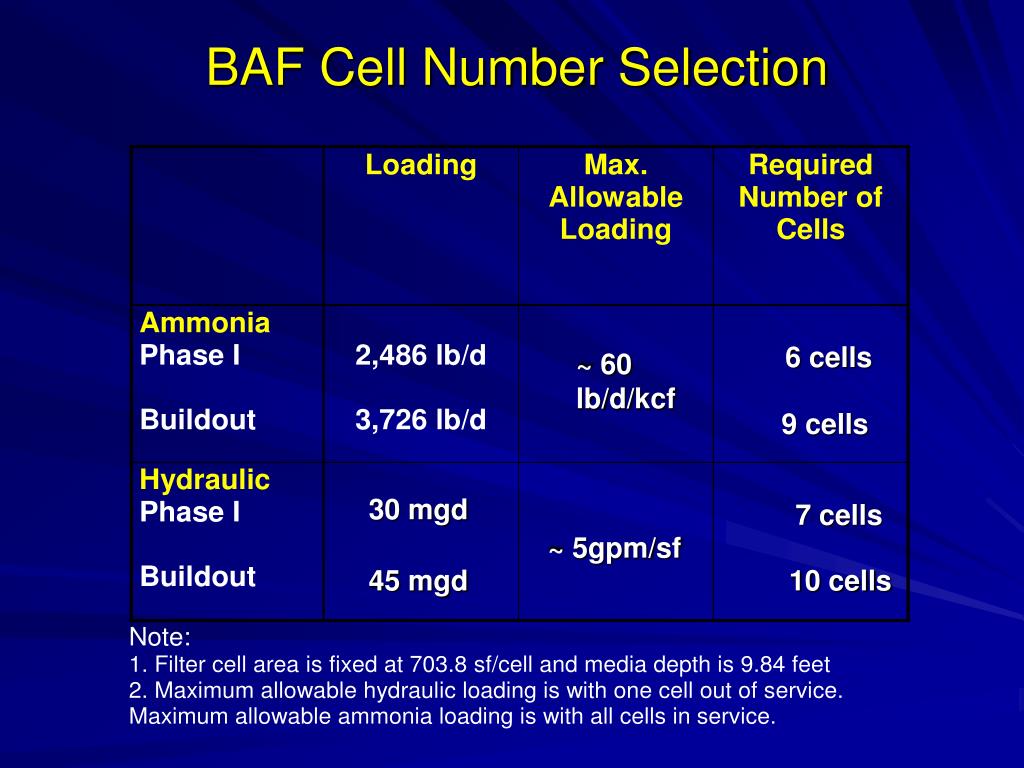 PPT - Biological Aerated Filtration (BAF) at the Denver Water Recycling ...