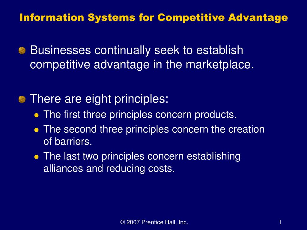 PPT - Information Systems for Competitive Advantage PowerPoint ... PPT - Information Systems for Competitive Advantage PowerPoint ...