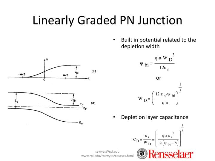 PPT - ECSE-6230 Semiconductor Devices and Models I Lecture 8 PowerPoint ...