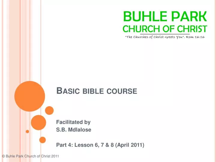 PPT - Basic bible course PowerPoint Presentation, free download - ID:606535