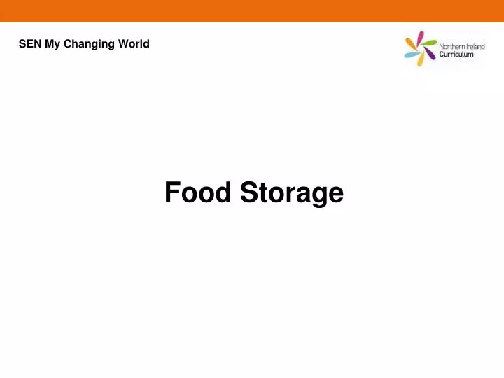 PPT - Food Storage PowerPoint Presentation, free download - ID:606996