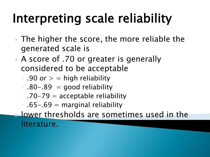 PPT - Cronbach’s alpha PowerPoint Presentation - ID:607225