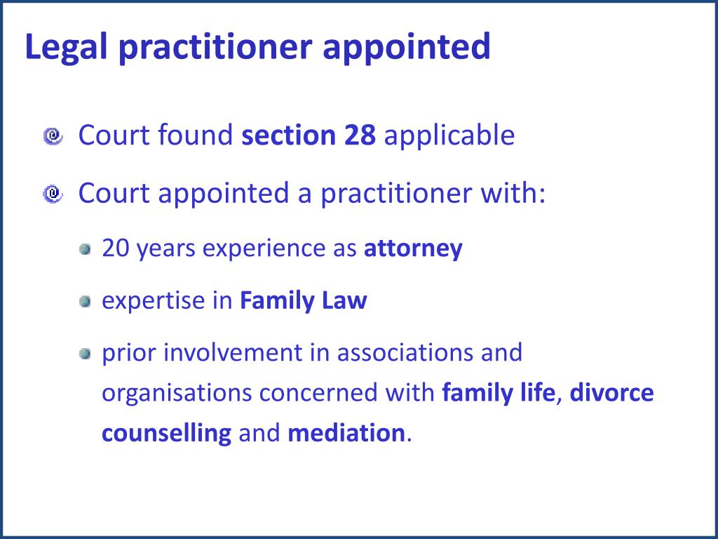 PPT - Legal Representation for children Constitution, 1996 PowerPoint ...
