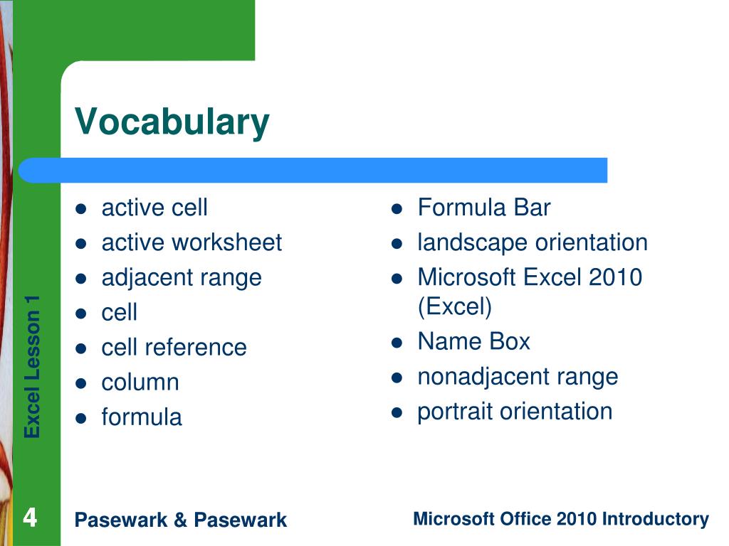 PPT - Excel Lesson 1 Microsoft Excel Basics PowerPoint Presentation ... PPT - Excel Lesson 1 Microsoft Excel Basics PowerPoint Presentation ...