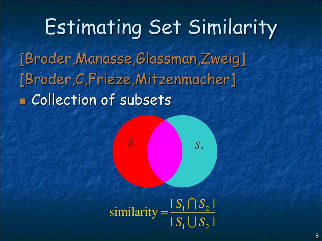 Ppt Similarity Estimation Techniques From Rounding Algorithms Powerpoint Presentation Id608659