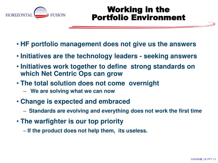 PPT - Cooperative Engagement Capability An Example HF Portfolio ...