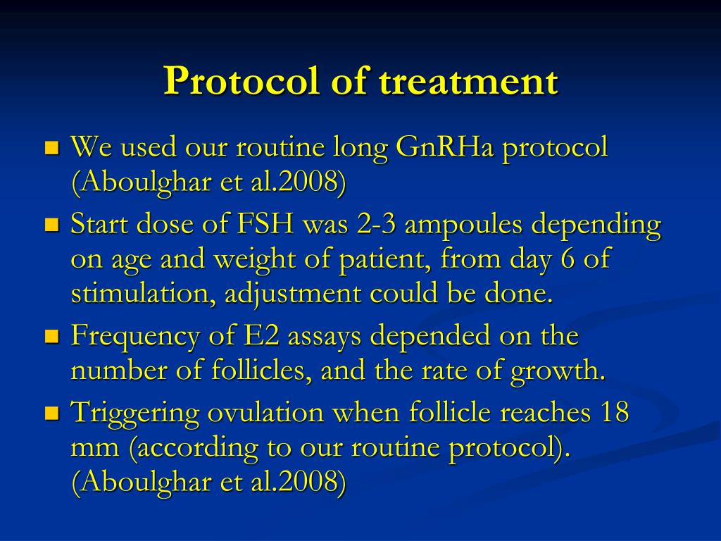 PPT - Safety and efficacy of FSH drugs in ART for polycystic ovarian ...