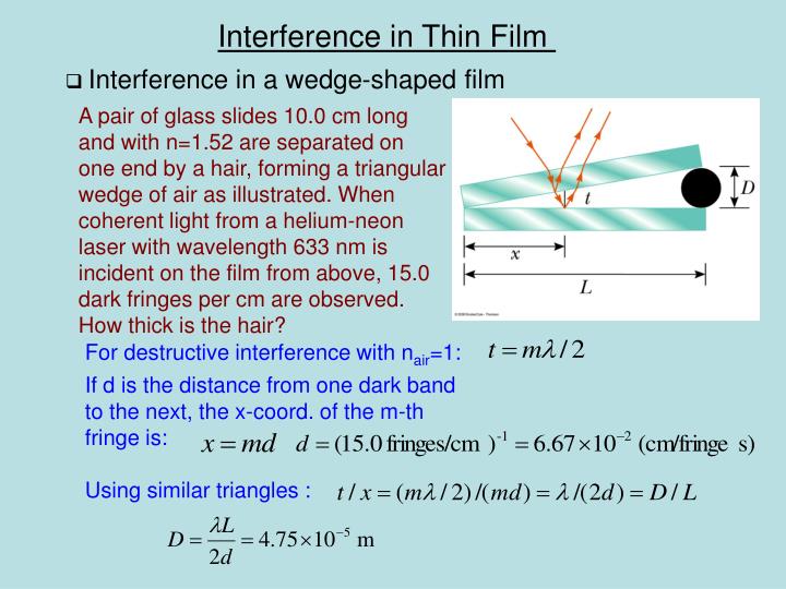 PPT - Chapter 24:Wave Optics PowerPoint Presentation - ID:609304