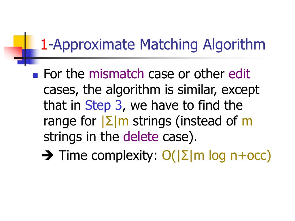 Ppt Approximate String Matching Using Compressed Suffix Arrays Powerpoint Presentation Id609712