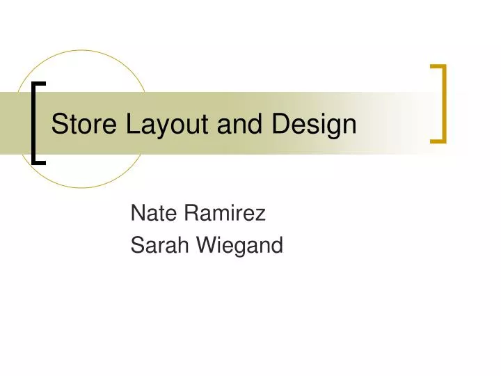 PPT - Store Layout and Design PowerPoint Presentation, free download ...