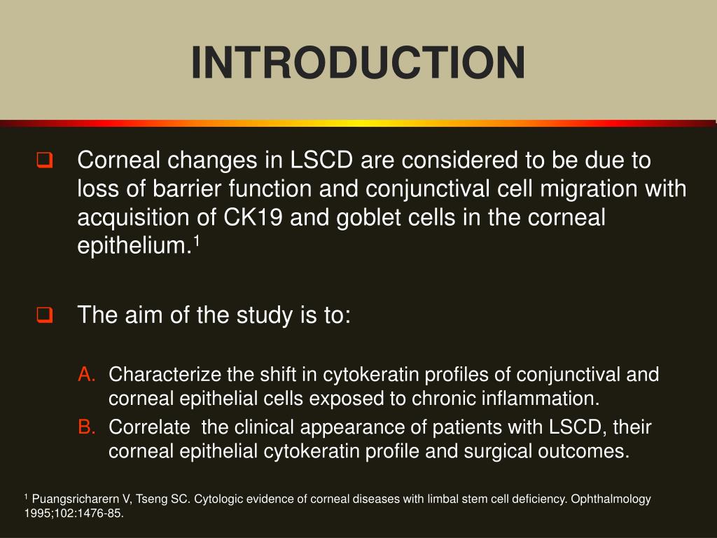 PPT - A clinical- immunopathological -surgical outcome correlation of ...