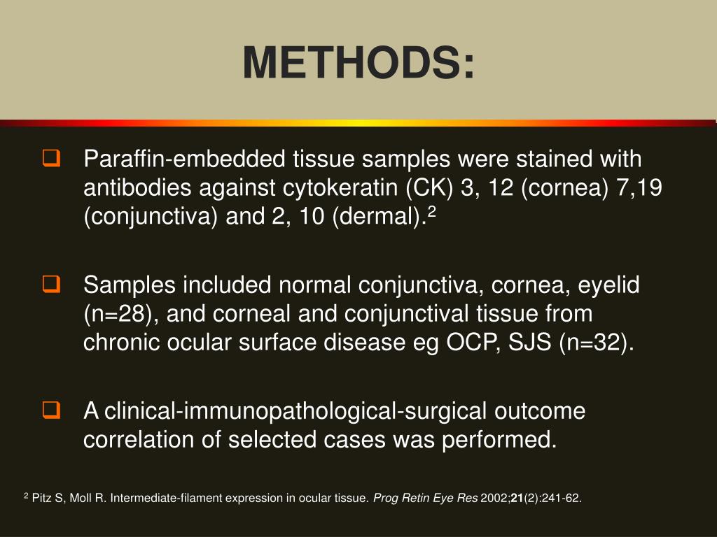 PPT - A clinical- immunopathological -surgical outcome correlation of ...