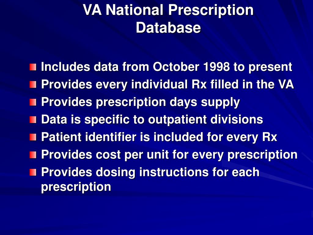 PPT - Enhancing Post-Marketing Surveillance: Lessons from the Veterans ...