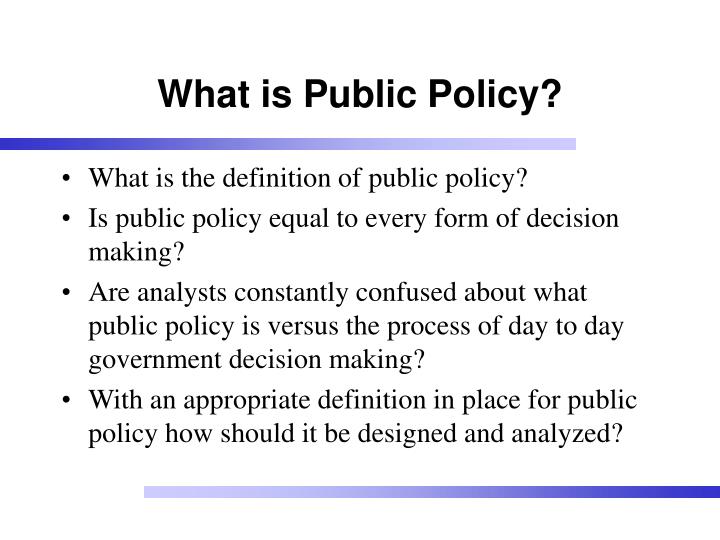 PPT - The Stages Approach to the Policy Process PowerPoint Presentation ...