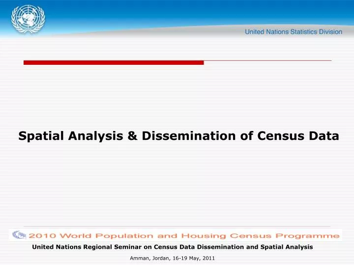 PPT - Spatial Analysis & Dissemination of Census Data PowerPoint ...