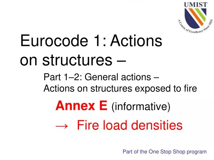 PPT - Eurocode 1: Actions on structures – PowerPoint Presentation, free download - ID:612023