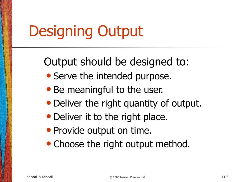PPT - Chapter 11 Designing Effective Output PowerPoint Presentation ...