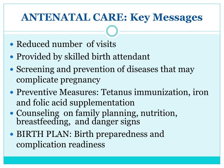 PPT - ANTENATAL CARE PowerPoint Presentation - ID:612382