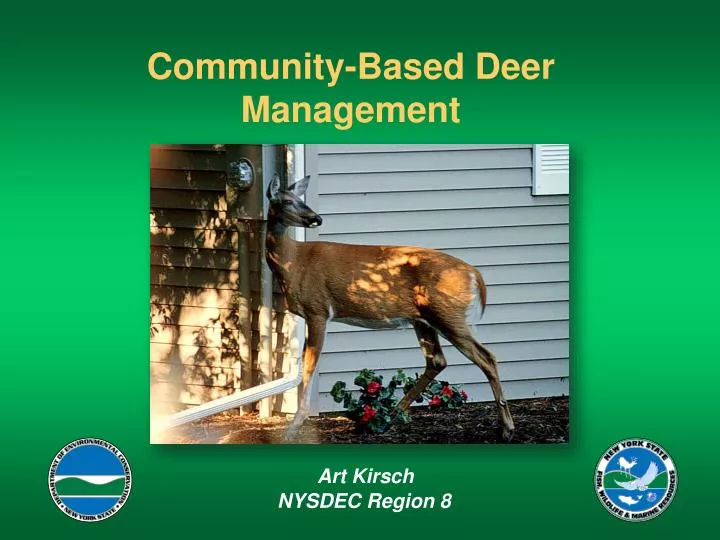 PPT - Community-Based Deer Management PowerPoint Presentation, free ...