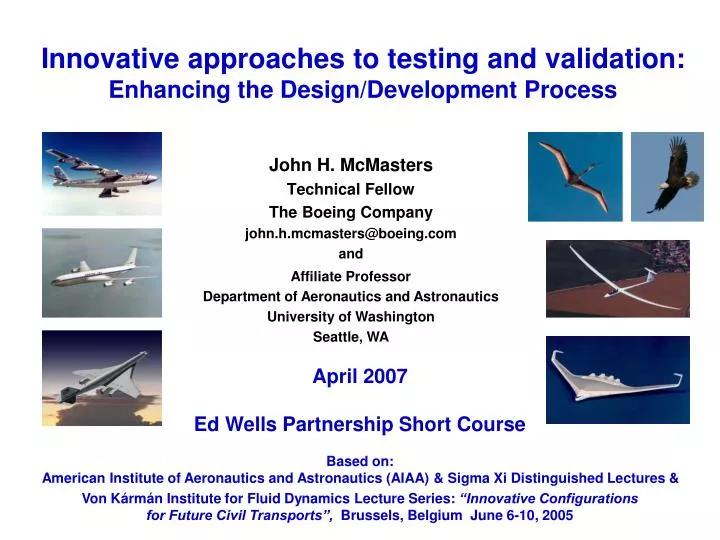 PPT - Innovative approaches to testing and validation: Enhancing the ...
